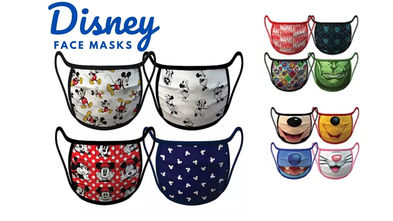 Disney Face Masks 4 pk for $19.99 - PreOrder :: Southern Savers