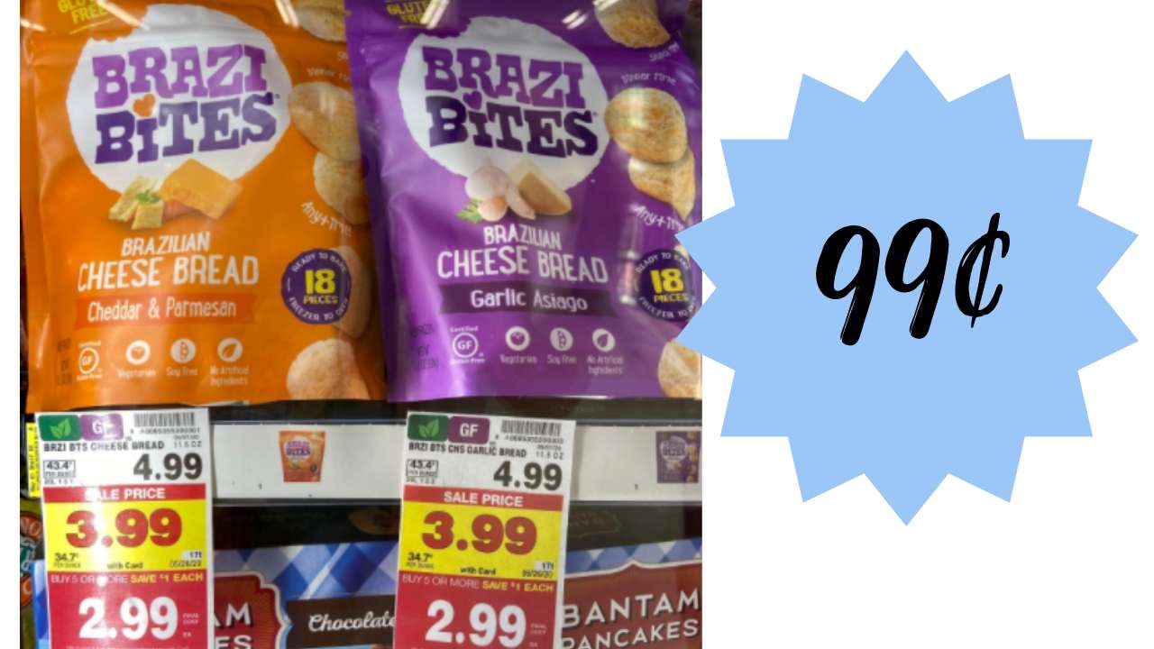 99¢ Brazi Bites Brazilian Cheese Bread | Kroger Mega Deal :: Southern ...