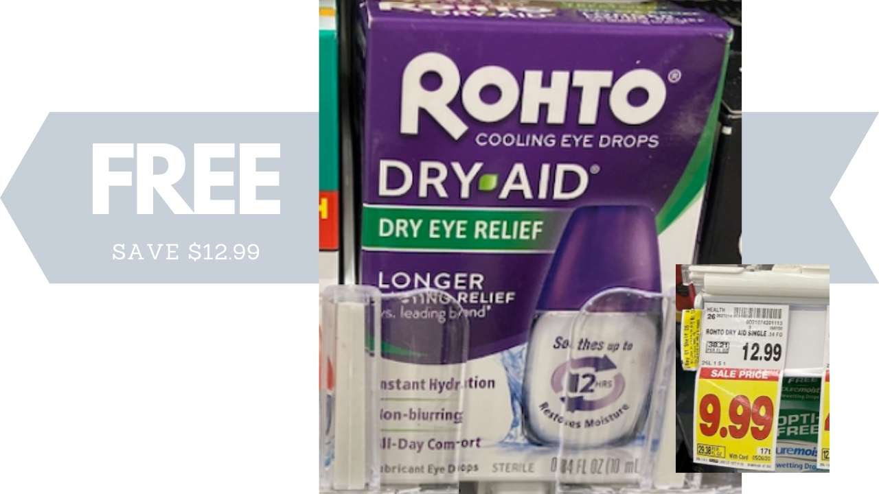 FREE Rohto Dry Eye Relief | Kroger Deal :: Southern Savers