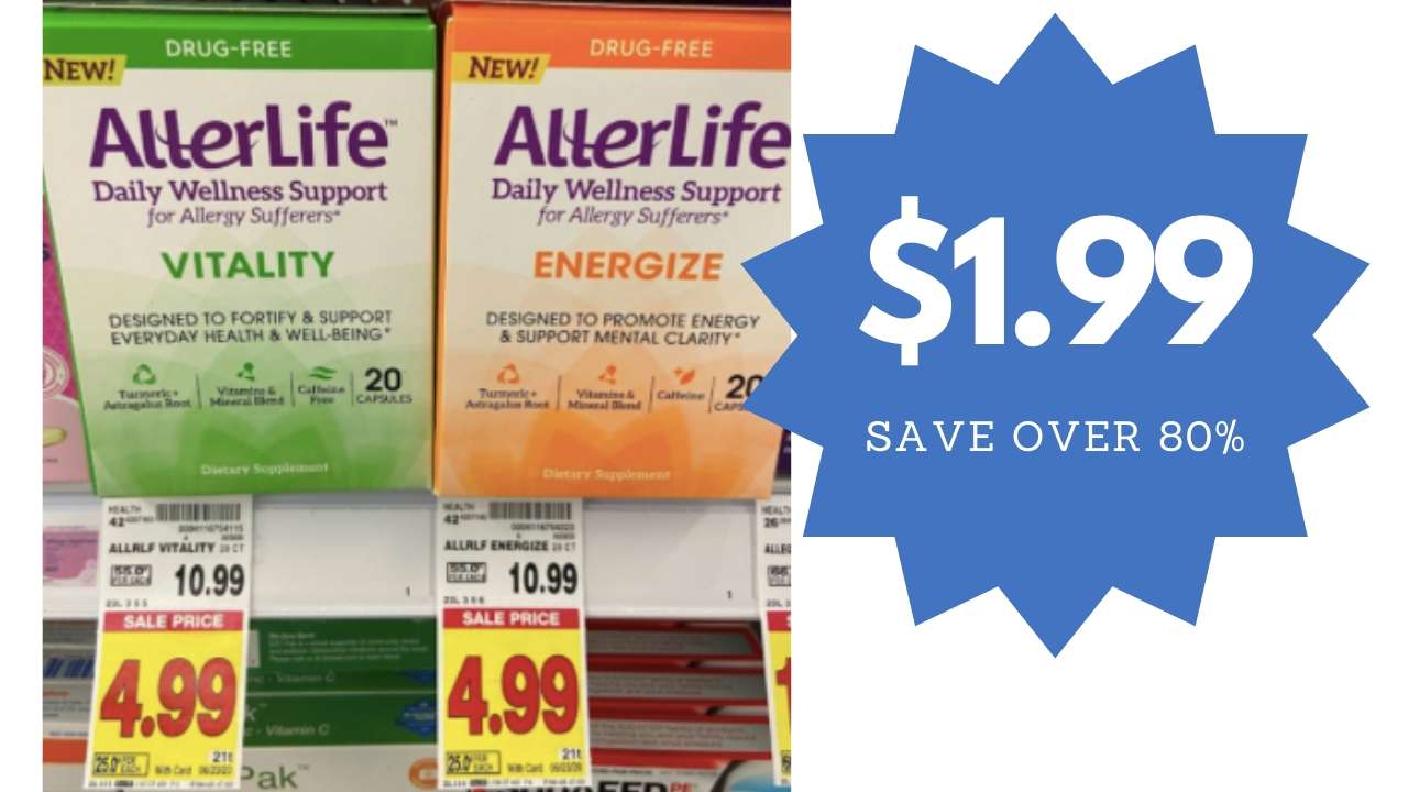 $1.99 Allerlife Vitamins at Kroger (reg. $10.99) :: Southern Savers