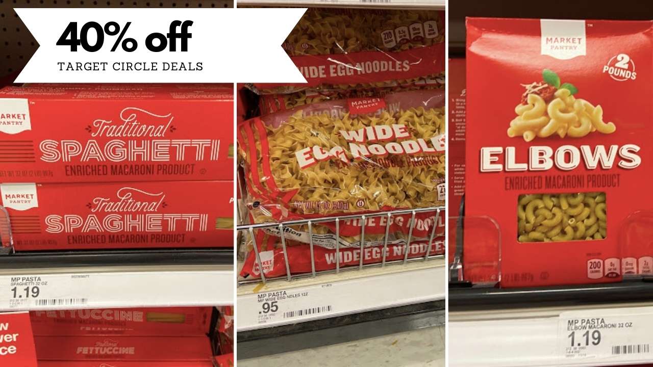 Target Circle Offer | Save 40% on Market Pantry Pasta :: Southern Savers