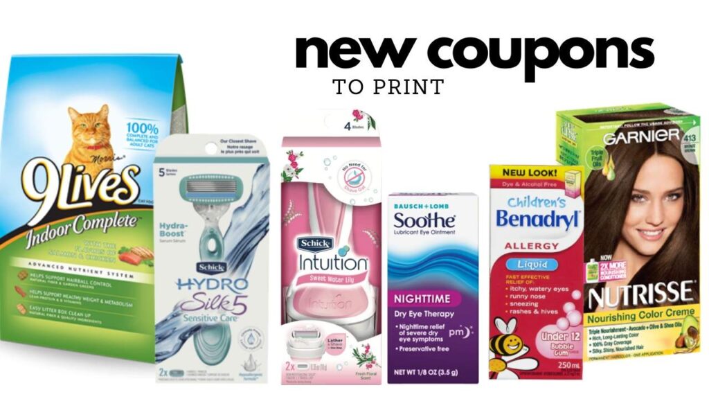 New Coupons To Print: Schick, 9Lives, Benadryl & More :: Southern Savers