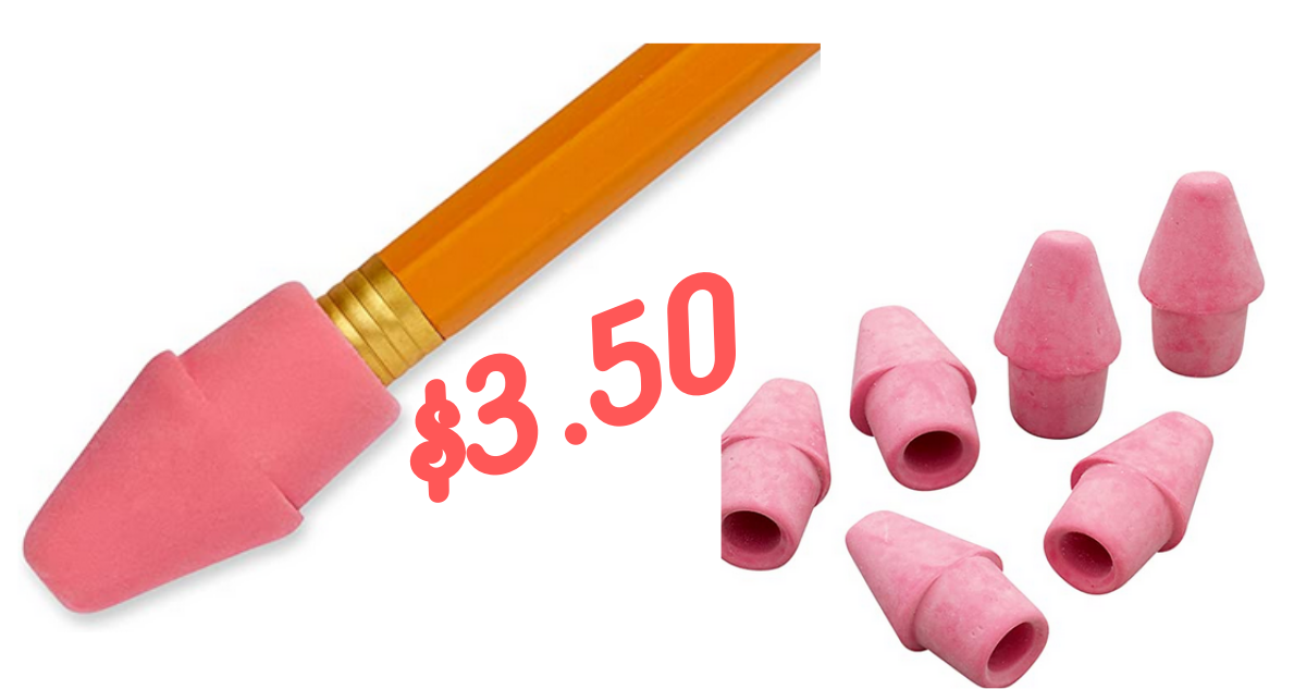 Paper Mate Arrowhead Pink Pearl 144-ct Cap Erasers for $3.50 ...