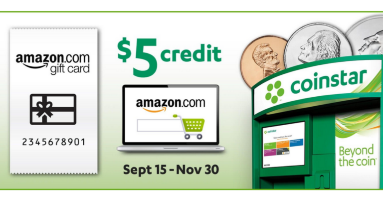 Coinstar $5 Amazon Gift Card Credit :: Southern Savers