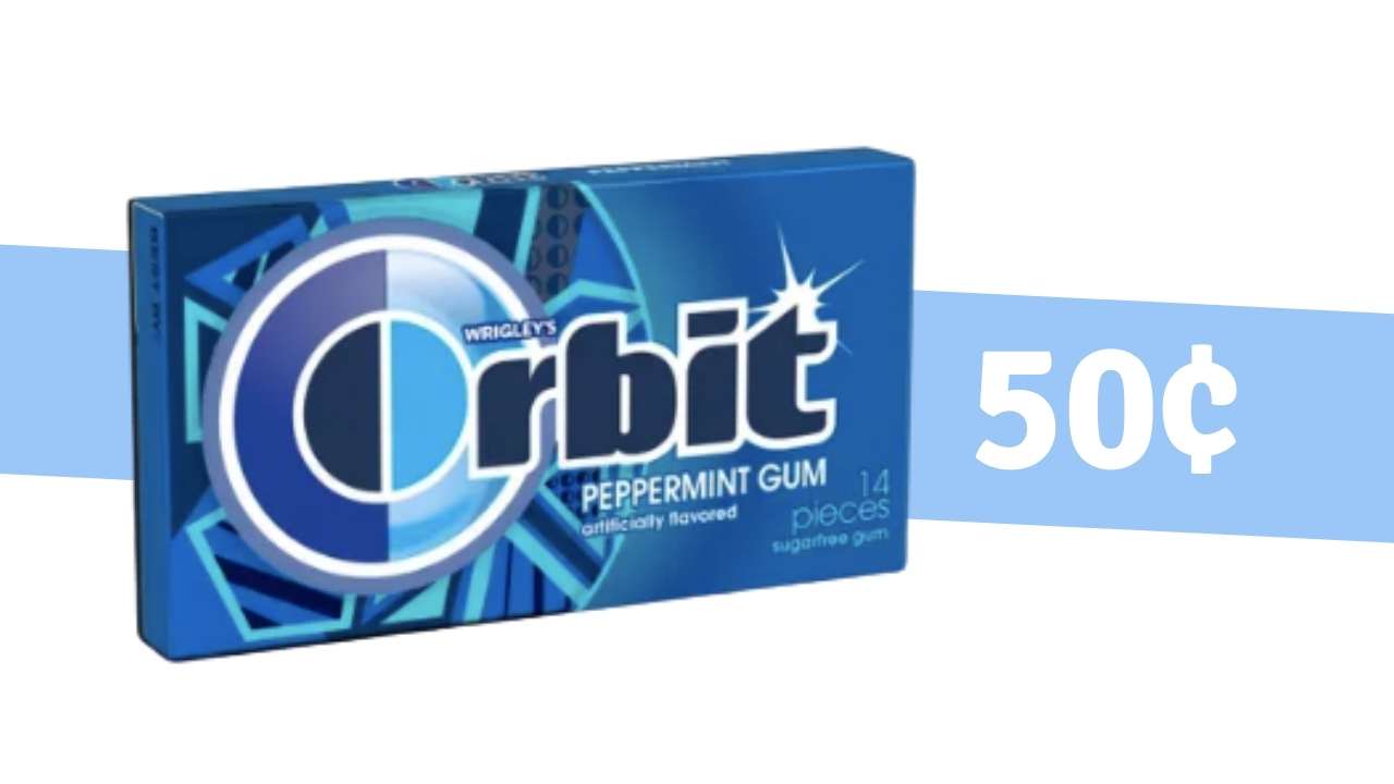 New Orbit Gum Coupon | As Low As 50¢ a Pack! :: Southern Savers