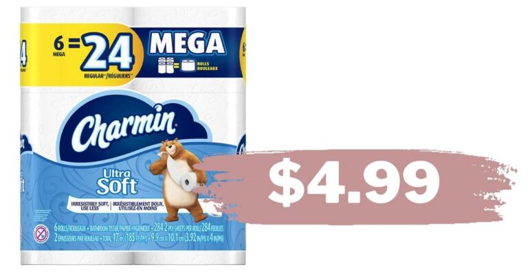 Charmin 6 Mega Rolls for $4.99 at Publix :: Southern Savers