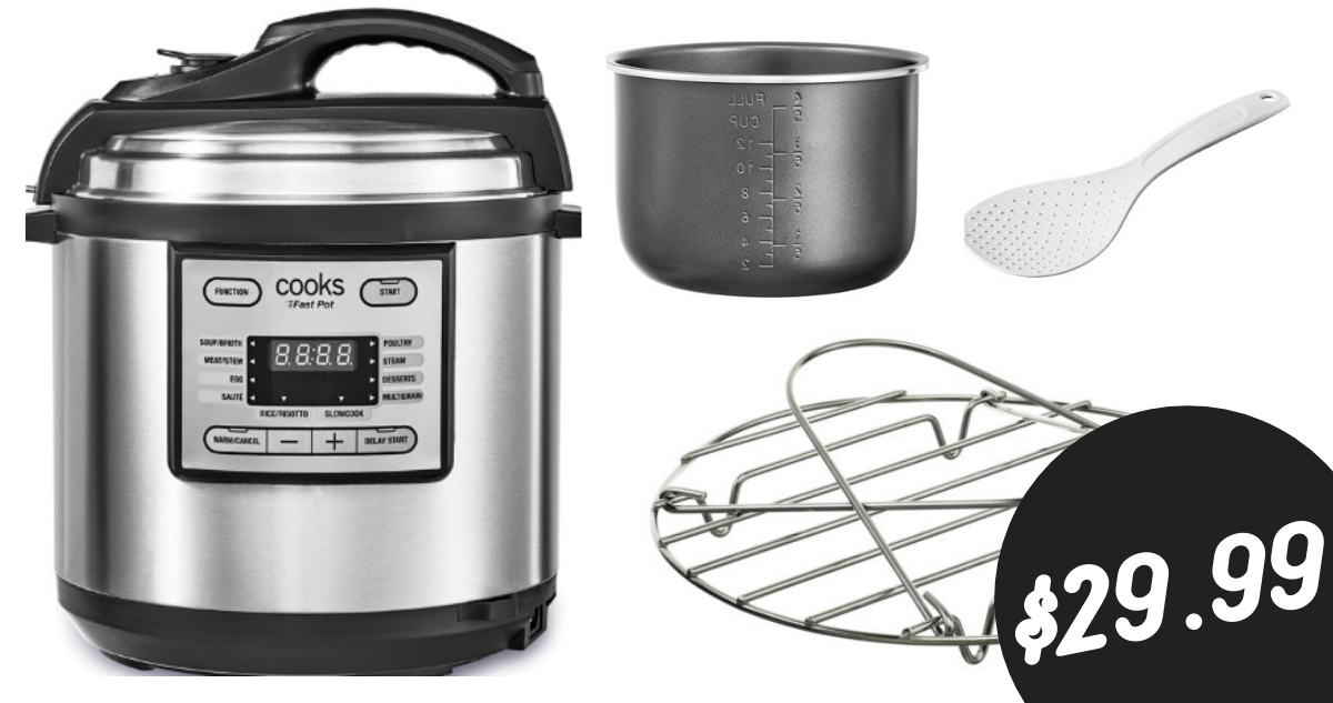 Cooks 6-qt. Fast Pot Multi-Cooker for $29.99 :: Southern Savers