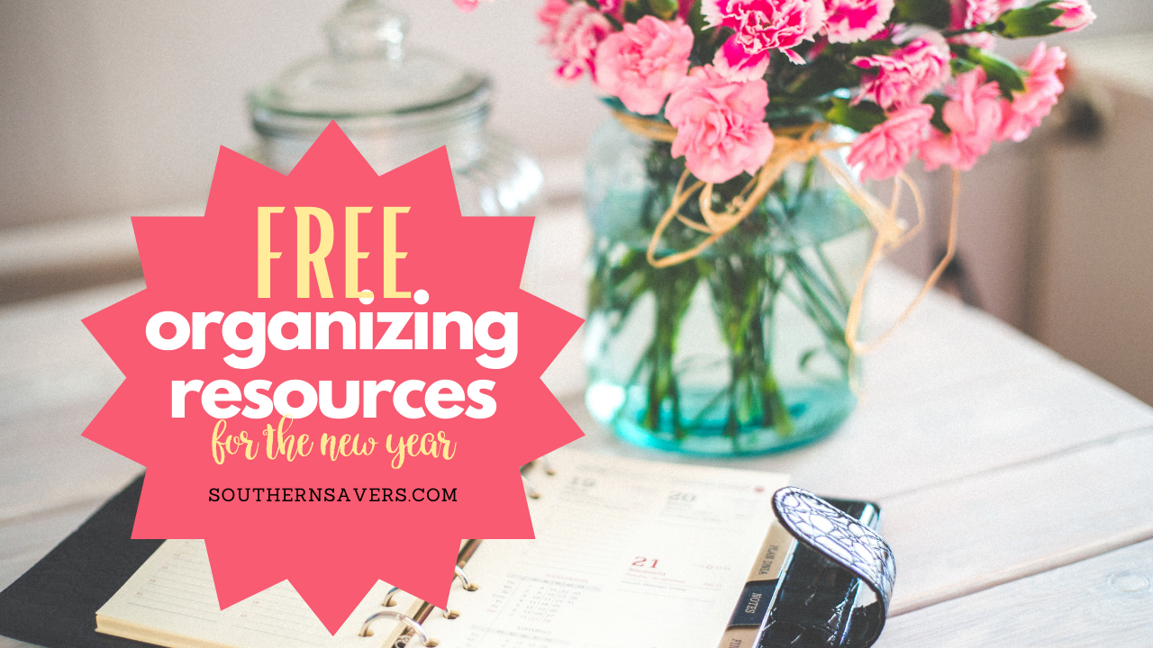 Free Organizing Resources for the New Year :: Southern Savers