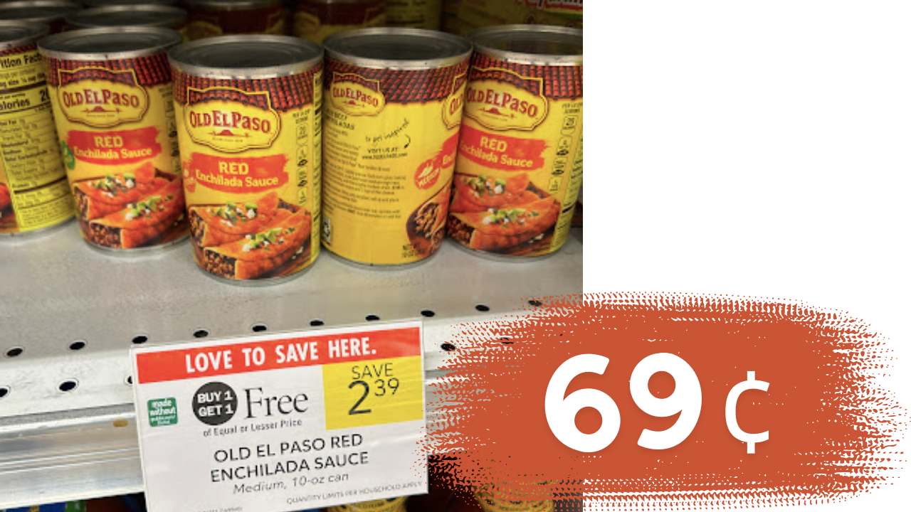 69¢ Old El Paso Enchilada Sauce :: Southern Savers