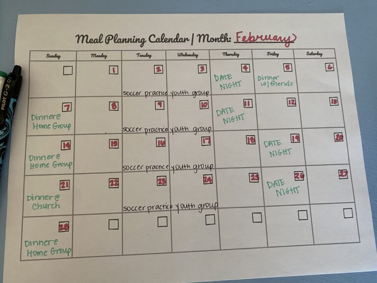 How to Make a Monthly Meal Plan + Free Printables :: Southern Savers