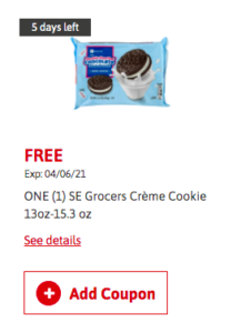 Winn-Dixie Digital Coupon | FREE SE Grocers Crème Cookies :: Southern ...
