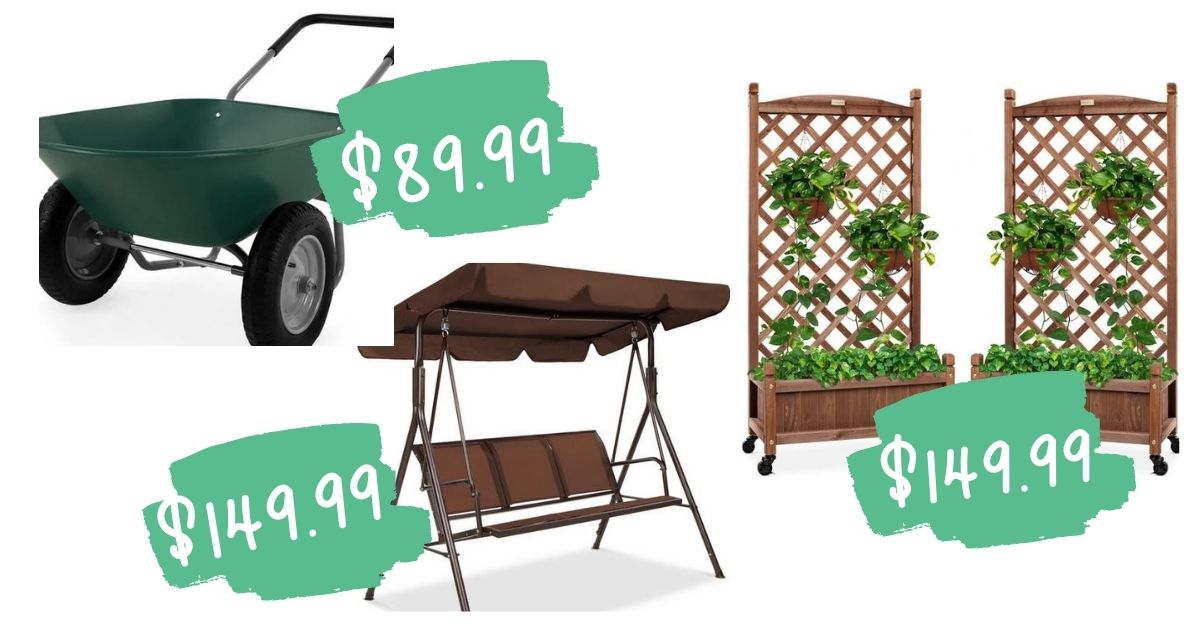 Dual-Wheel Wheelbarrow Garden Cart for $89.99 :: Southern Savers