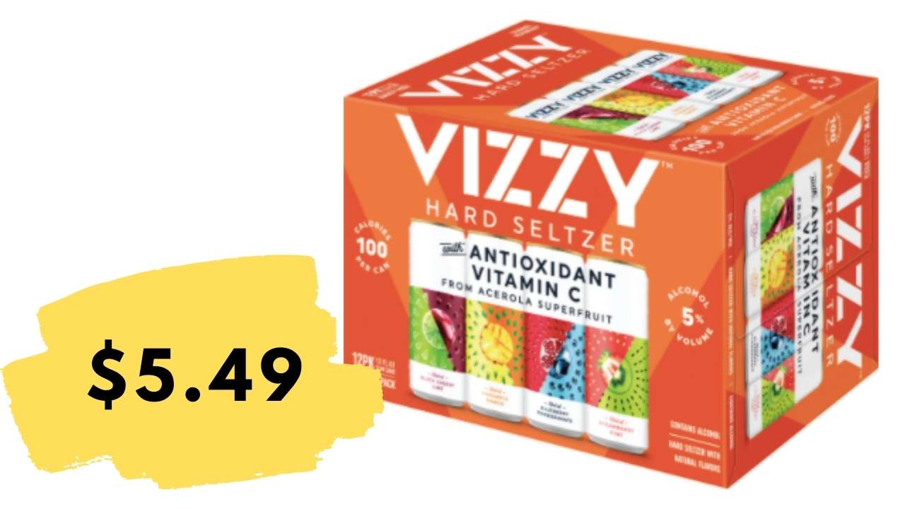 $5.49 Vizzy Hard Seltzer 12-Pack with Fetch Rewards at Publix ...