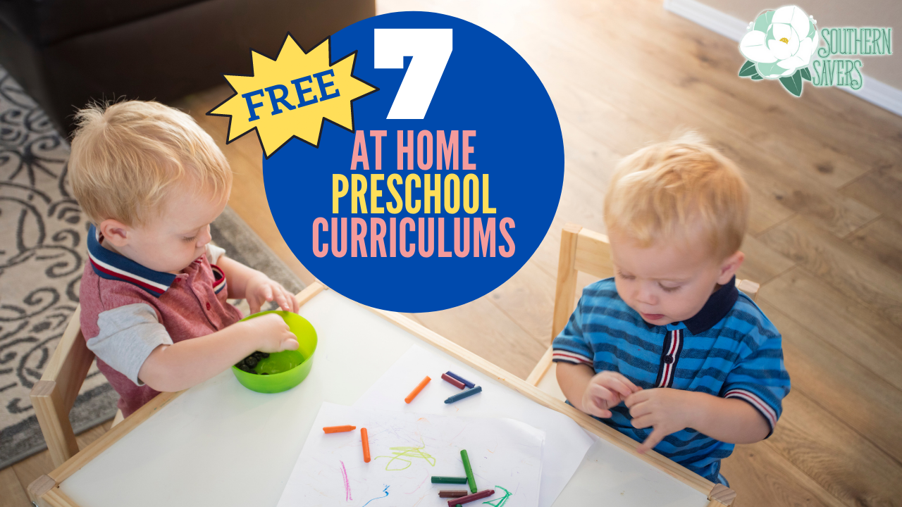 7 FREE At Home Preschool Curriculum Options :: Southern Savers