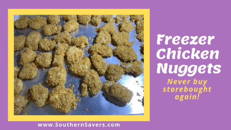 Freezer Chicken Nuggets Recipe :: Southern Savers