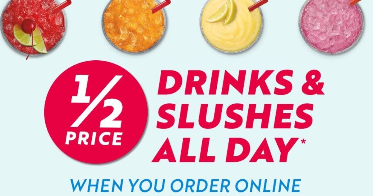 Sonic Deal | Free Large Drink + 1/2 Price Slushes :: Southern Savers