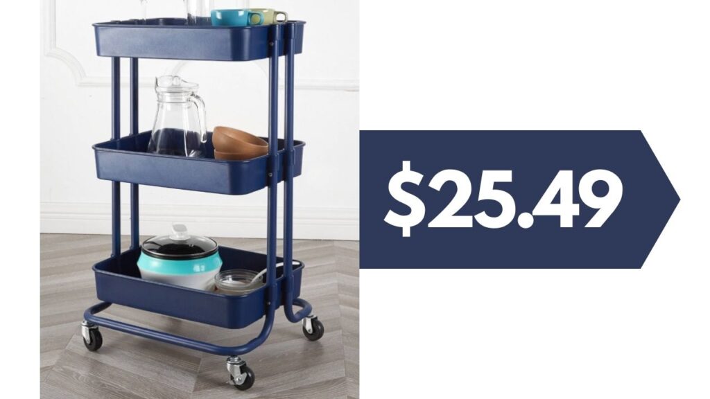 3 Tier Cart for $25.49 :: Southern Savers