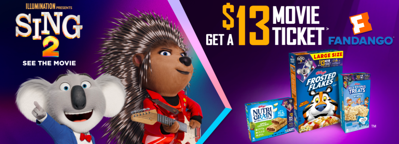Get Up to 3 FREE Fandango Movie Tickets With Kellogg's Family Rewards ...
