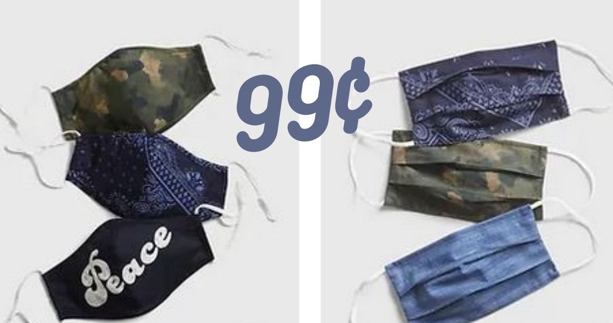 Gap Reusable Mask Multi-Packs for 99¢ :: Southern Savers