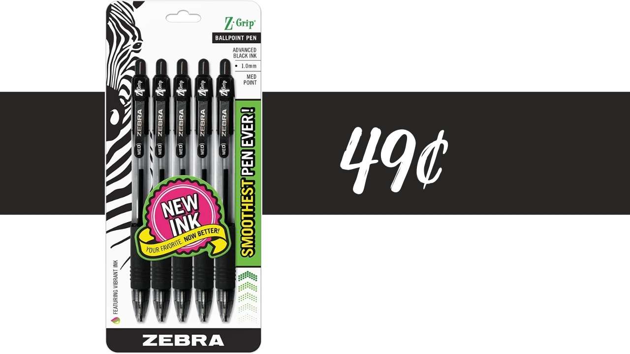 49¢ Zebra Ball Point Pens | Kroger School & Office Supply Deal ...