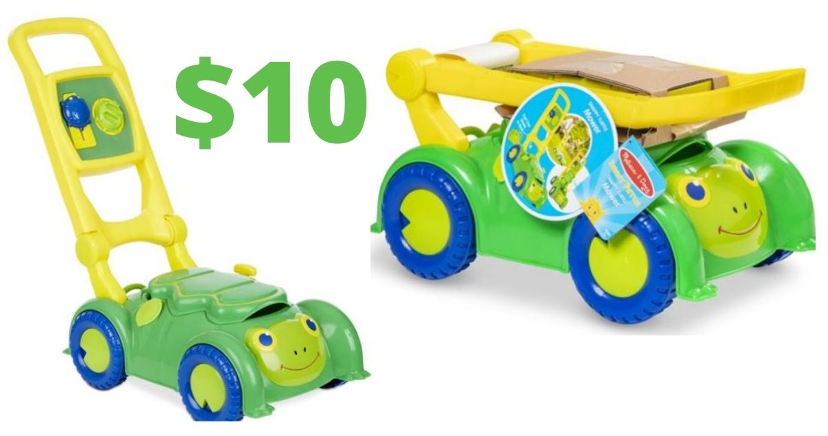 Melissa & Doug Sunny Patch Snappy Turtle Lawn Mower for $10 :: Southern ...