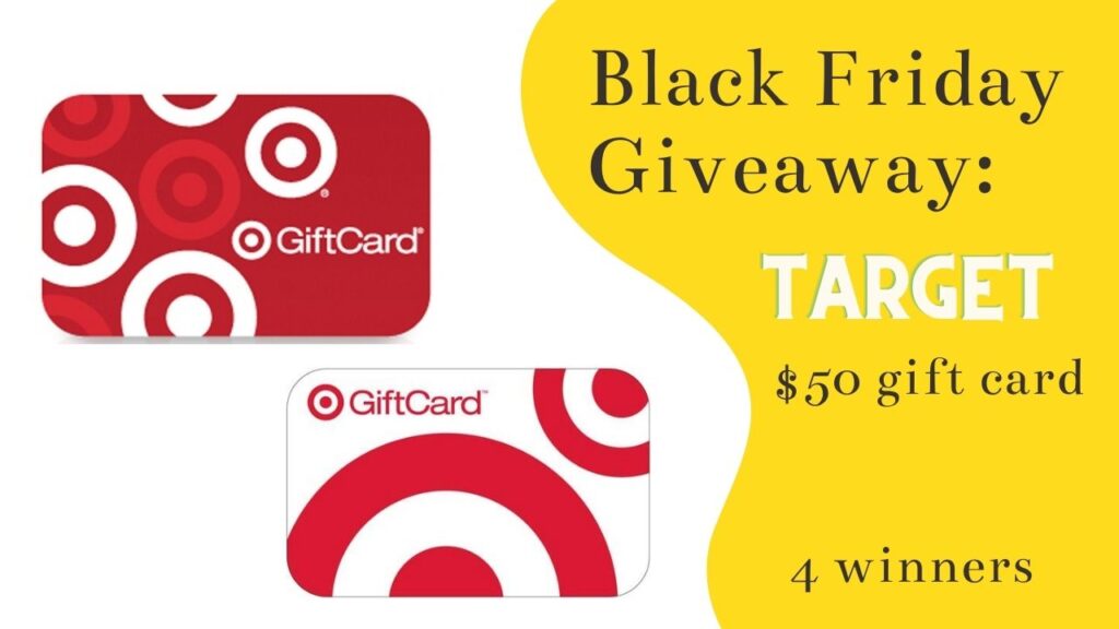 #3 Black Friday Giveaway | (4) Winners Get $50 Target Gift Cards ...