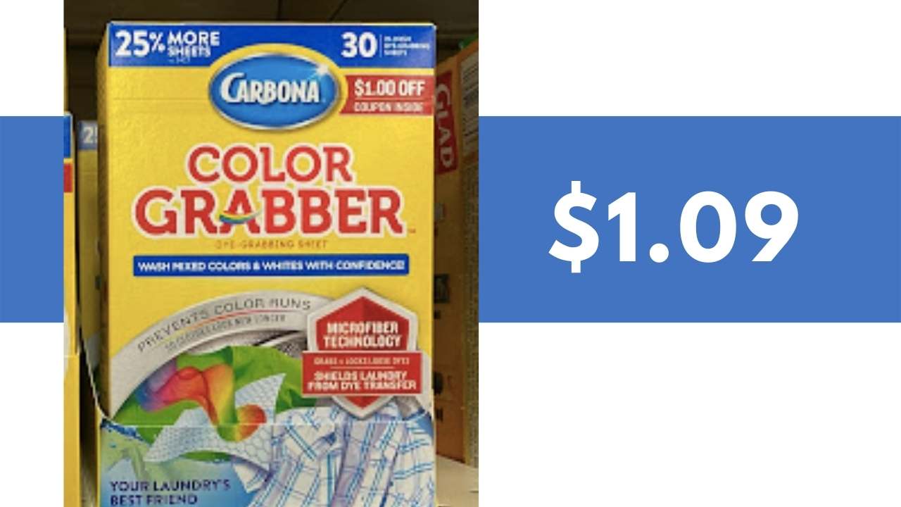 $1.09 Carbona Color Grabber at Publix :: Southern Savers