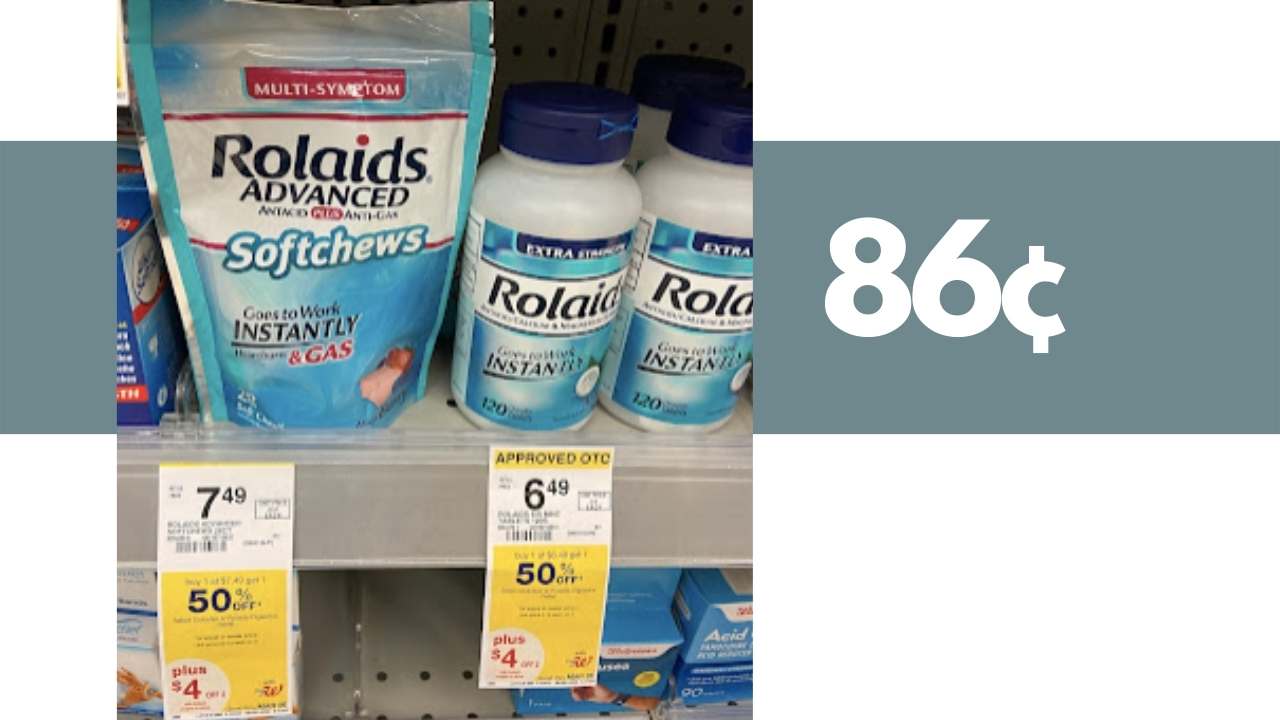 Rolaids Coupon | 86¢ Antacid Tablets at Walgreens :: Southern Savers