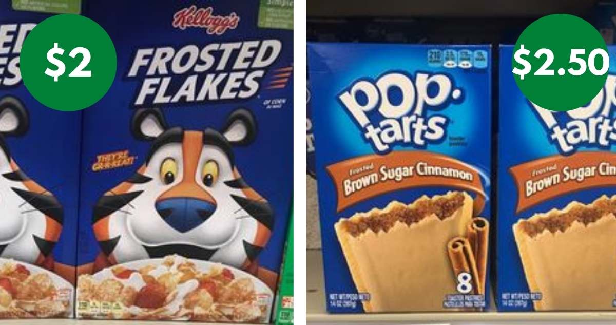 Kellogg's Pop-Tarts & Cereal as Low as $2 at Target :: Southern Savers
