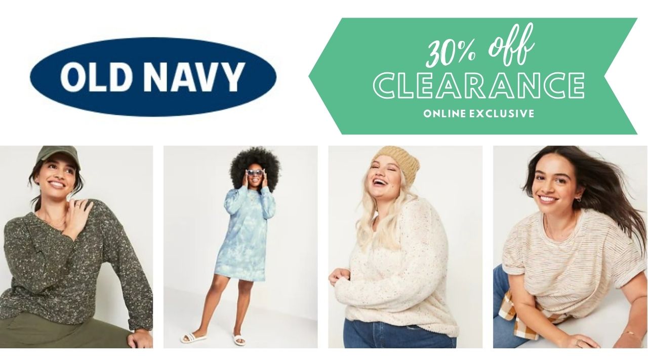 Old Navy | 30% off Purchase, even Clearance :: Southern Savers