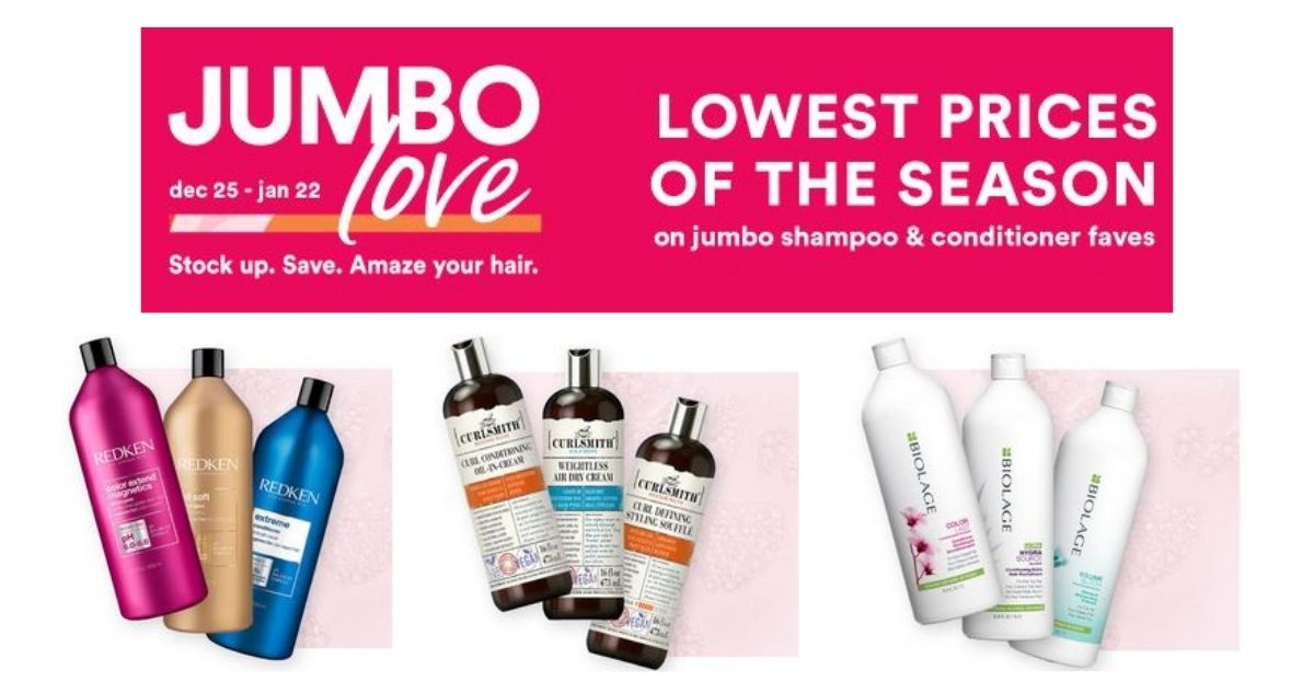 Jumbo Shampoo & Conditioner Favorites As Low As $24.99 :: Southern Savers