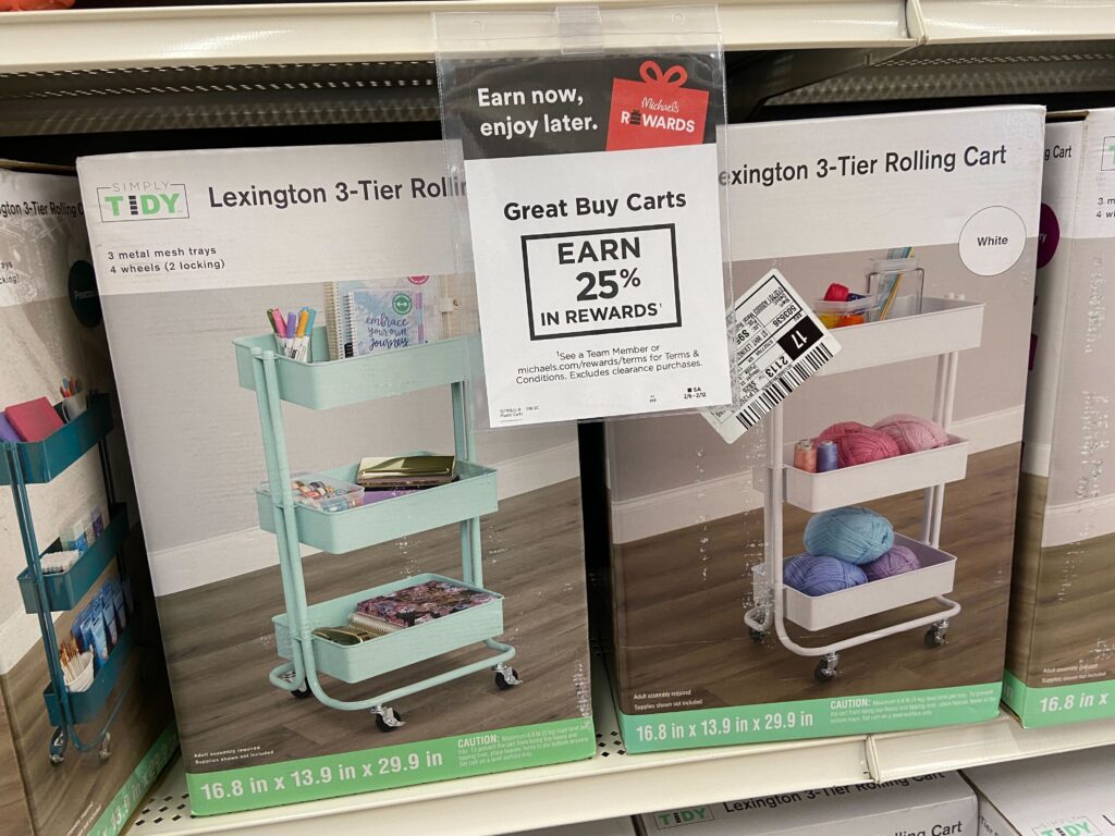Michaels | 25% Rewards With Rolling Carts :: Southern Savers