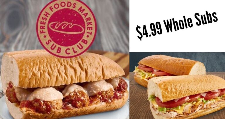 $4.99 Harris Teeter Subs - Starts Wednesday :: Southern Savers