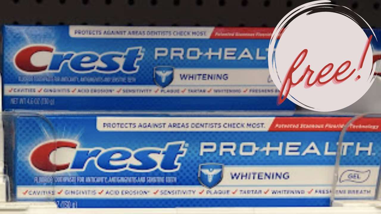 FREE Crest ProHealth Whitening Toothpaste! | Kroger Mega Deal ...