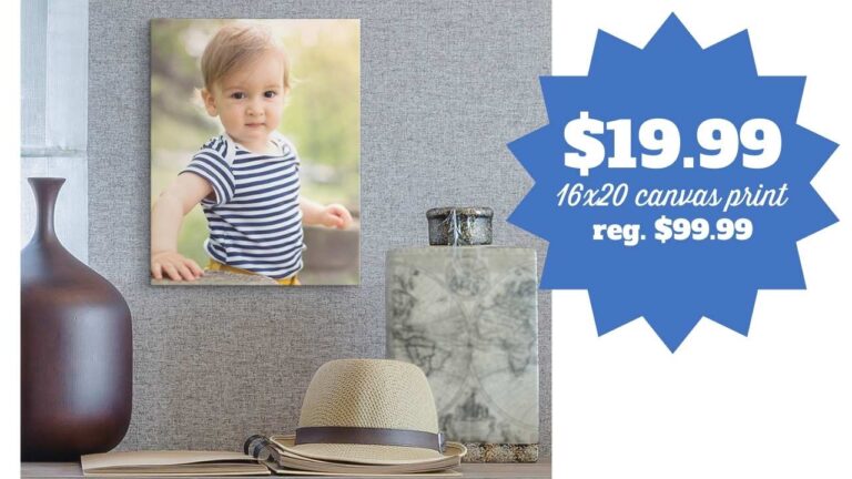 CVS Photo Code | 16x20 Canvas Print for $19.99 :: Southern Savers