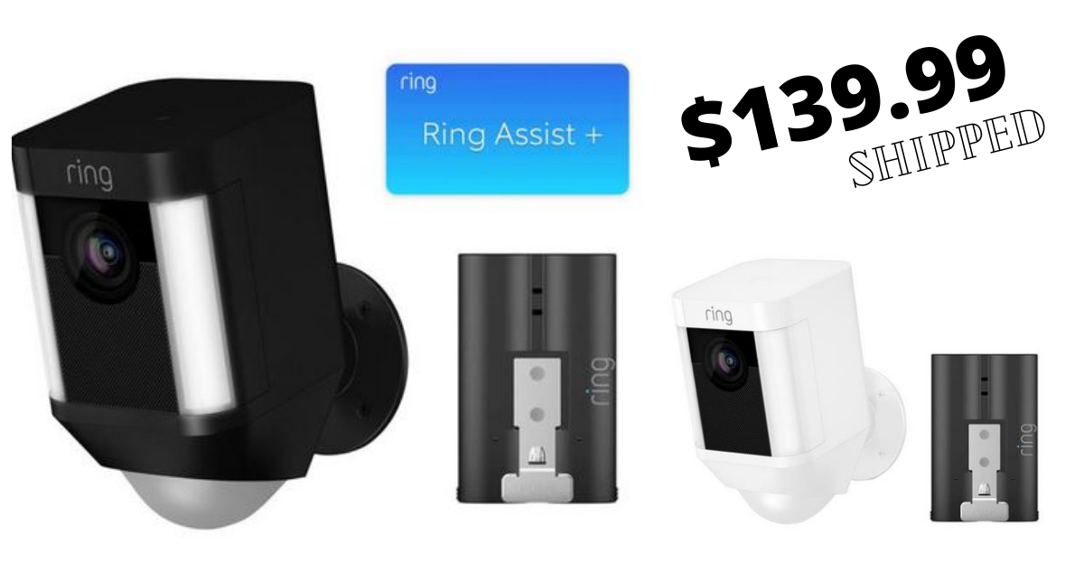 Ring Spotlight Security Camera Bundle for $139.99 Shipped :: Southern ...