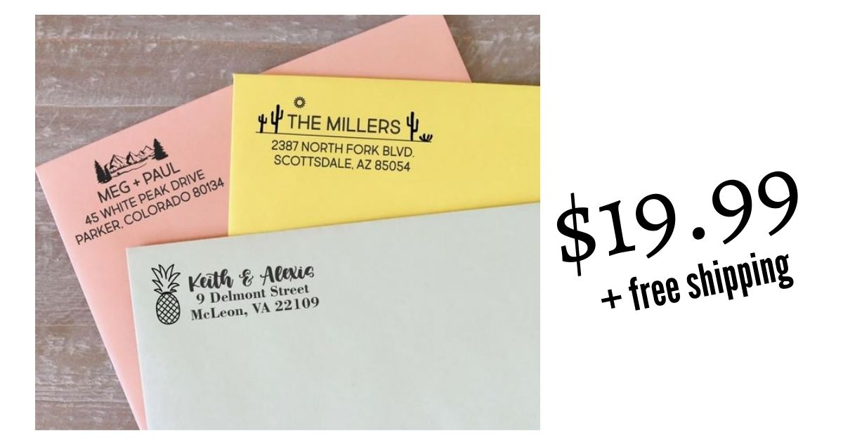 Personalized Landmark Address Stamp for $19.99 :: Southern Savers