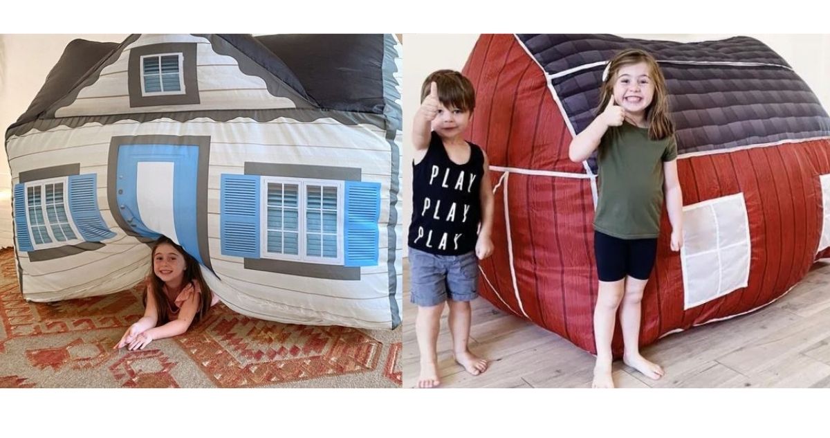 AirFort Inflatable Instant Play Fort for $59.99 :: Southern Savers