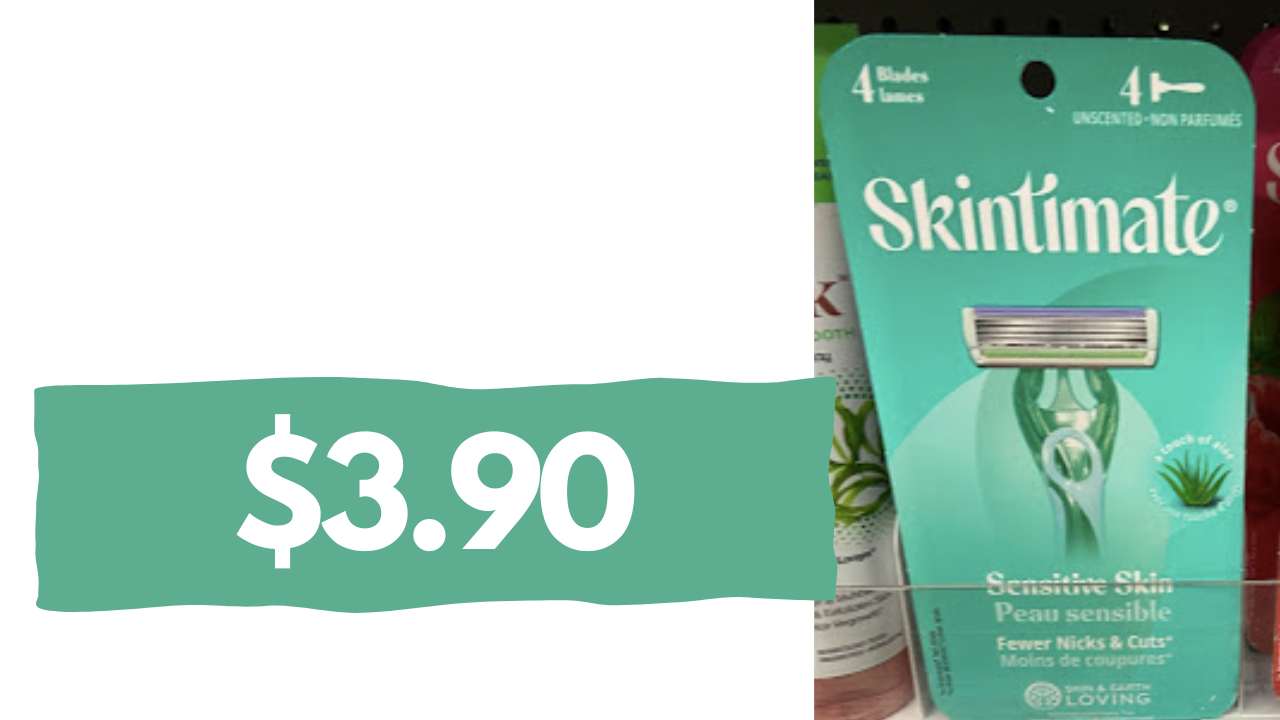 4 ct. Skintimate Sensitive Disposable Razors for $3.90 :: Southern Savers