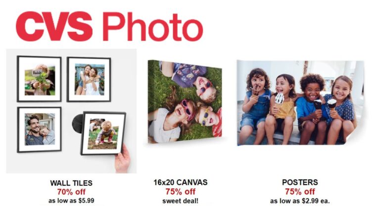 CVS Photo | $6 Tiles, $3 Posters, $25 Canvas :: Southern Savers