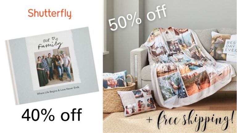 Shutterfly | 50% Off Blankets + 40% Off Photobooks + Free Shipping ...