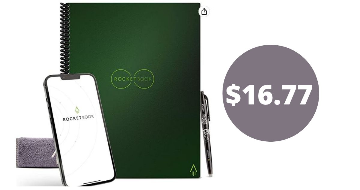 Rocketbook Smart Reusable Notebook for $16.77 :: Southern Savers