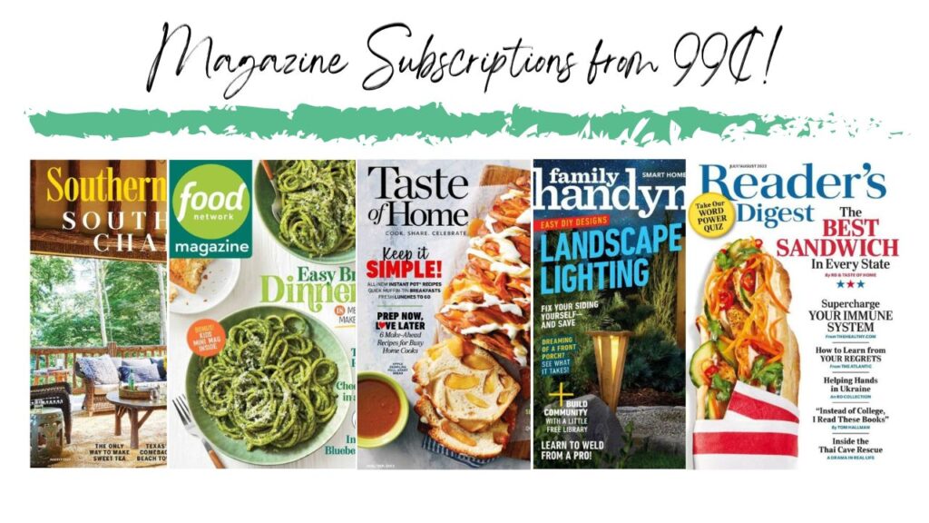 Lowest Price Magazine Deals | Consumer Reports, HGTV + More :: Southern ...