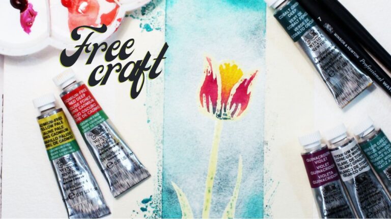 Free Watercolor Bookmark Craft at Michael's :: Southern Savers
