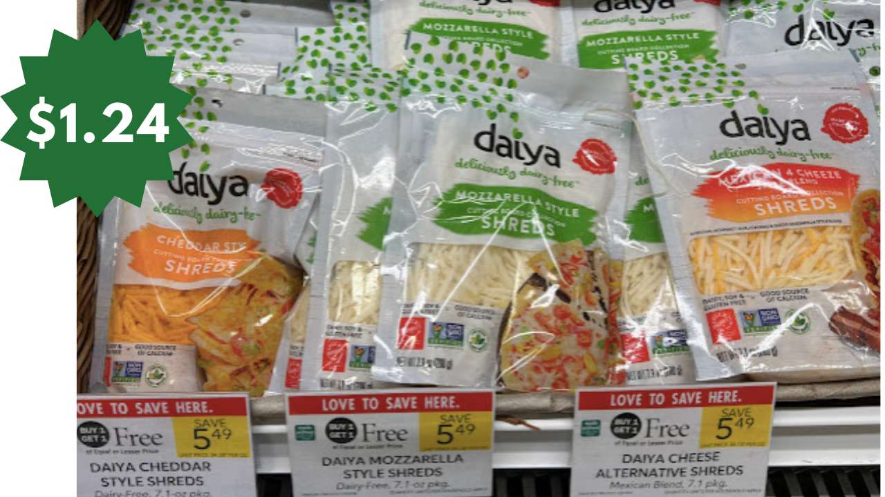 $1.24 Daiya Cheddar-Style Shreads (reg. $5.49) :: Southern Savers