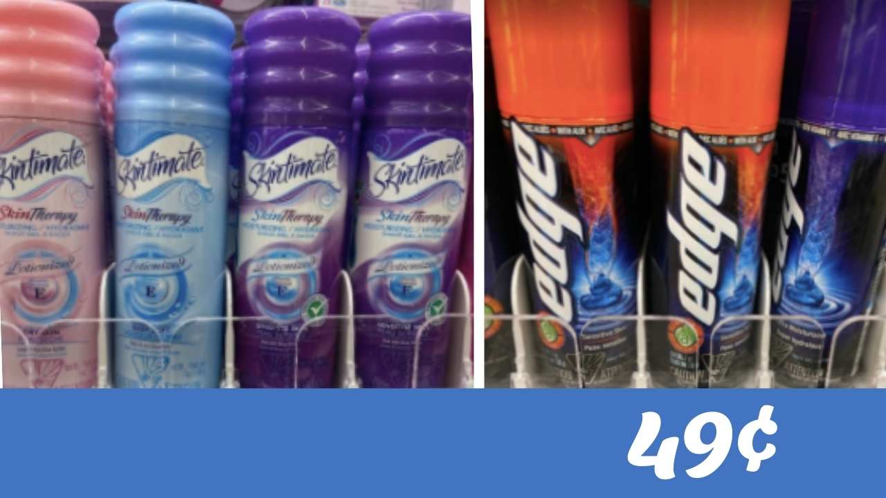 49¢ Edge or Skintimate Shave Gel | Kroger Mega Deal :: Southern Savers