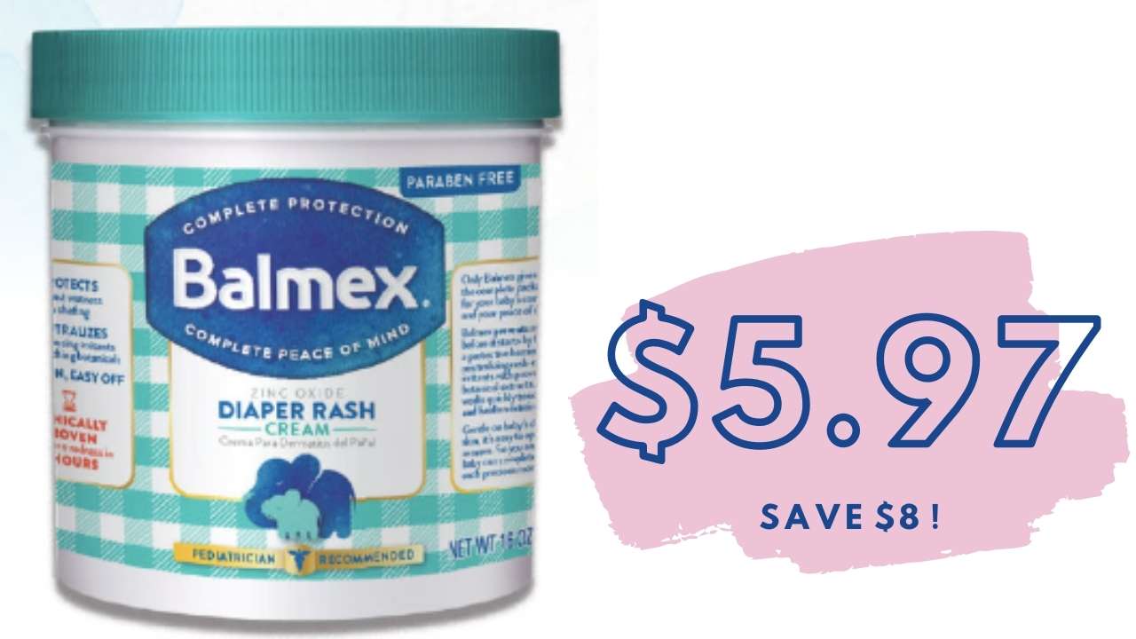 Stack Deals at Walmart to Save $8 on Balmex Diaper Rash Cream ...