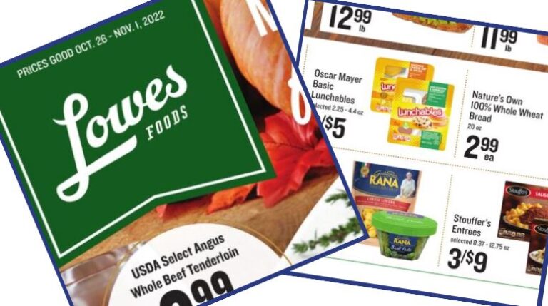Lowes Foods Weekly Ad: 10/26-11/1 :: Southern Savers