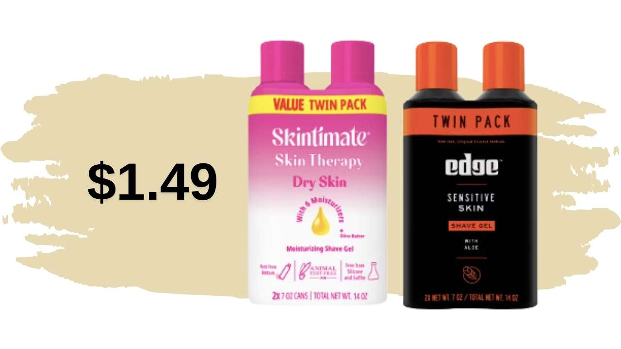 $1.49 Edge or Skintimate Shave Gel 2-Packs (reg. $6.49) | Kroger Mega ...