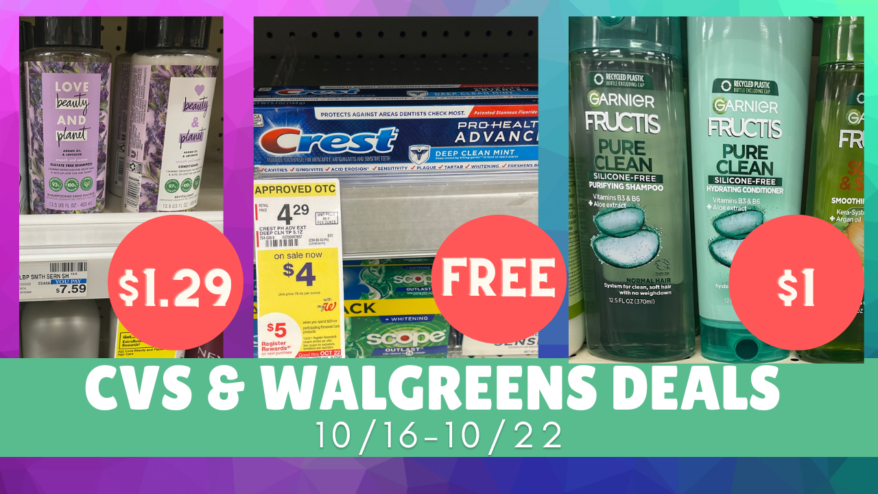Video: Top CVS & Walgreens Deals 10/16-10/22 :: Southern Savers